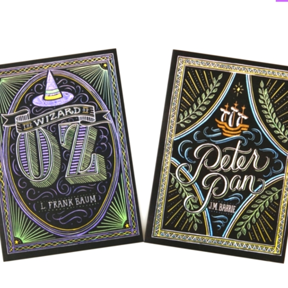 Office | Wizard Of Oz And Peter Pan Puffin Chalk Collectable Book Set ...